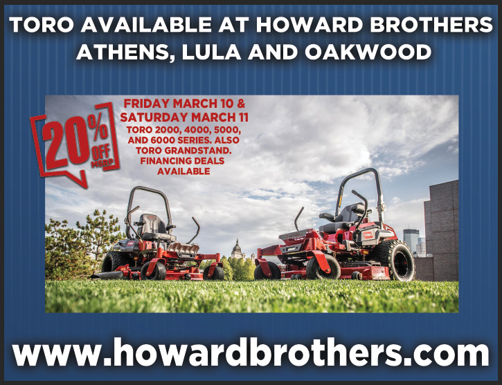 Toro Sale Day 3/10/23 and 3/11/23 – Howard Brothers
